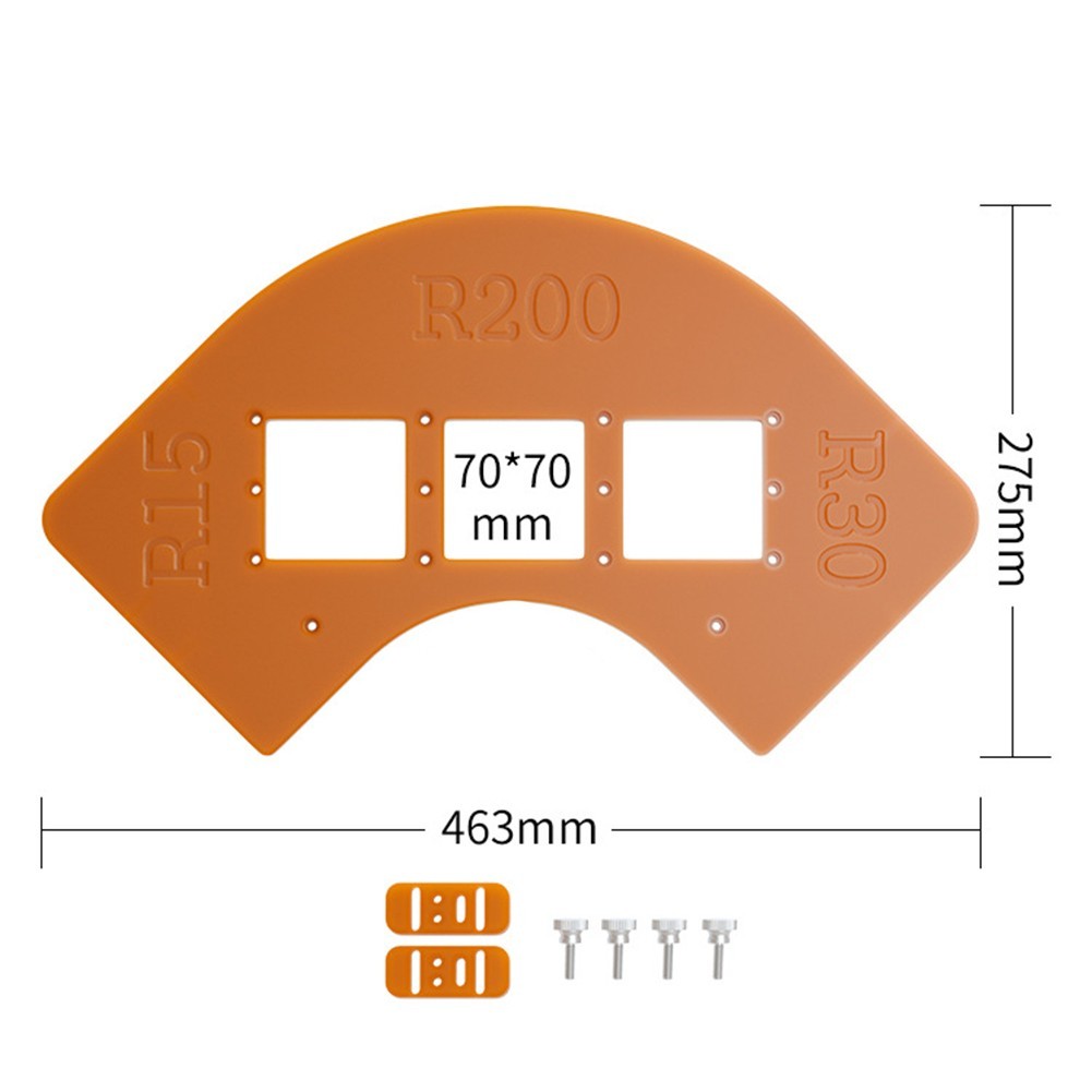 4in1 Corner Radius Template งานไม้ Router Corner Radius Templates Jig ...