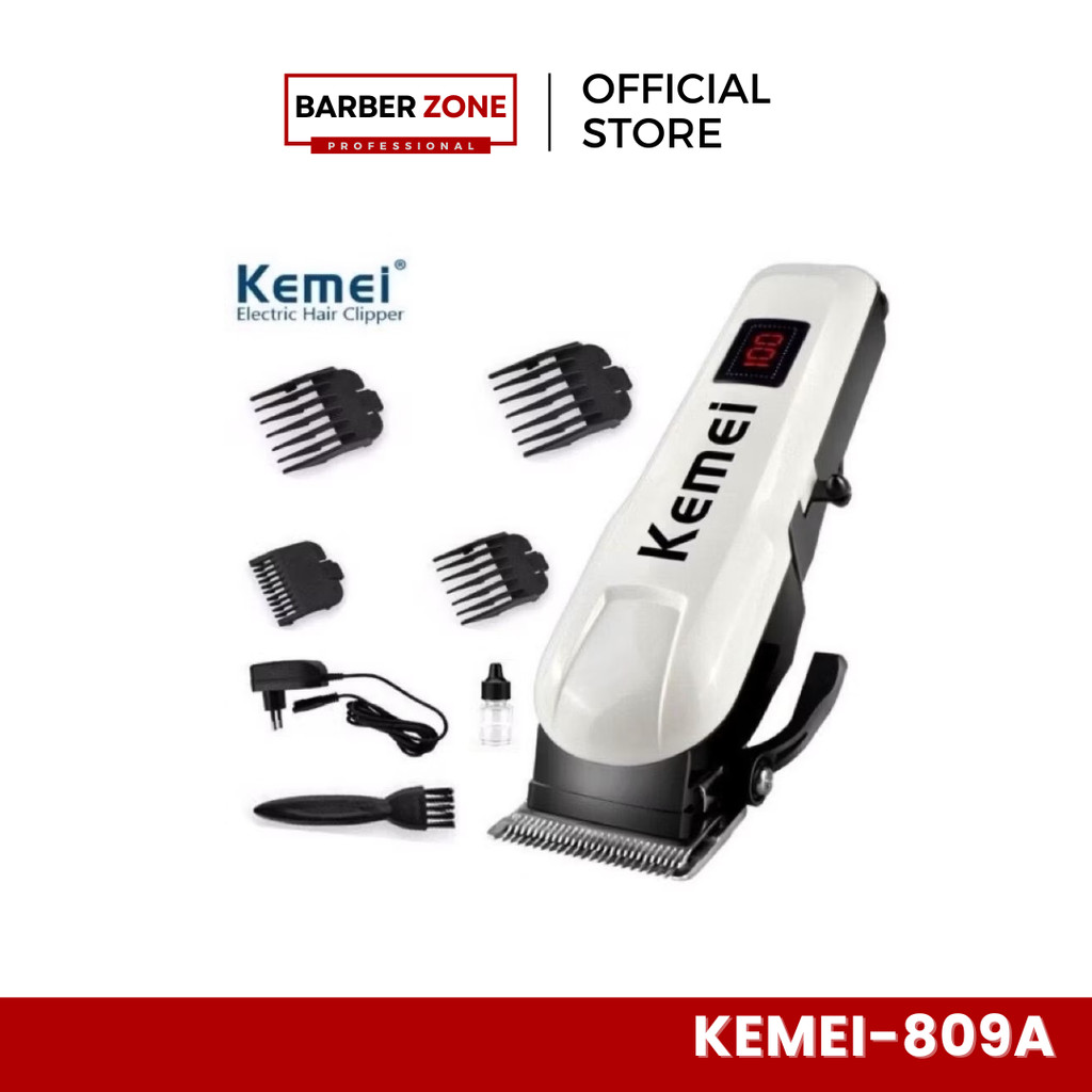 ปัตตาเลี่ยนไร้สาย Kemei KM-809A มีไฟแสดงสถานะแบตเตอรี่ | Shopee Thailand