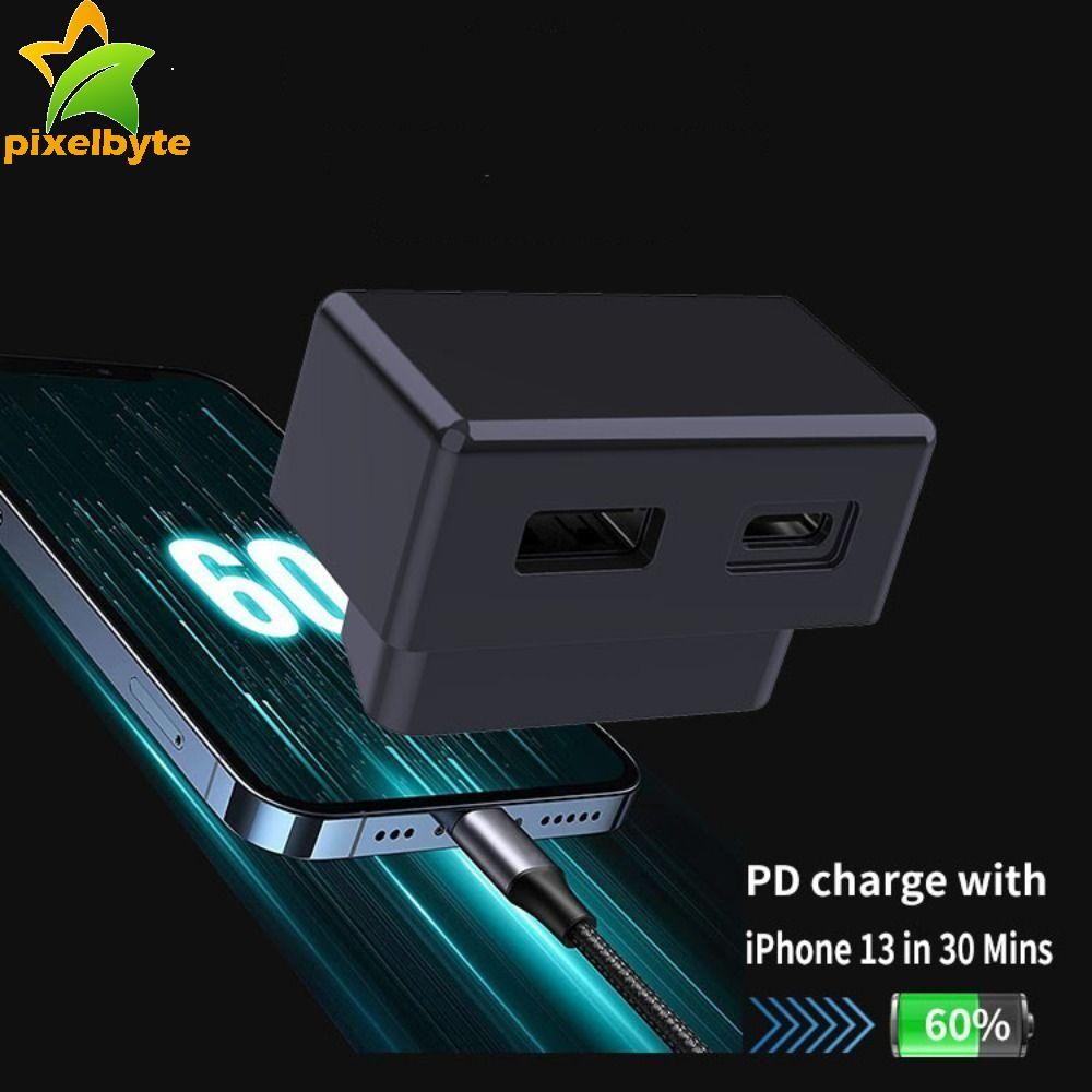 Pixelbyte OBD อะแดปเตอร์ชาร์จ, OBD Dual Heads OBD ที่ชาร์จแบตในรถ, ชาร์จโทรศัพท์ USB Type-C Wall ...