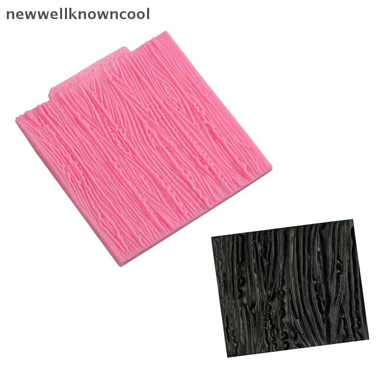 Newwellknowncool Tree Bark Texture ไม้รูปแบบ Mat Fondant ซิลิโคน Mould ...