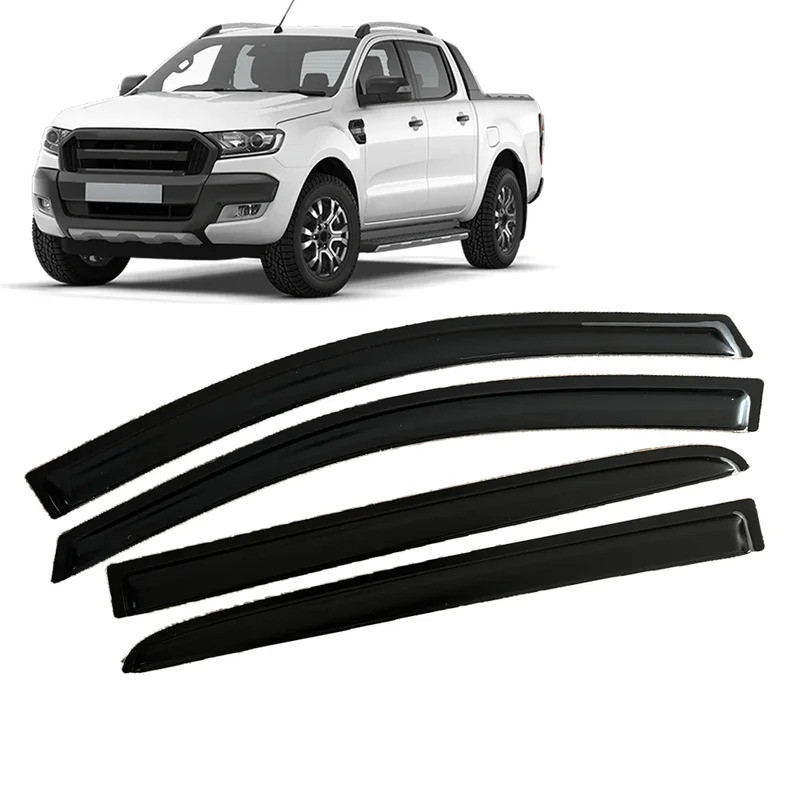 Visor หน้าต่างสําหรับ FORD RANGER T6 PX SuperCrew 2011 2012 2013 2014 ...