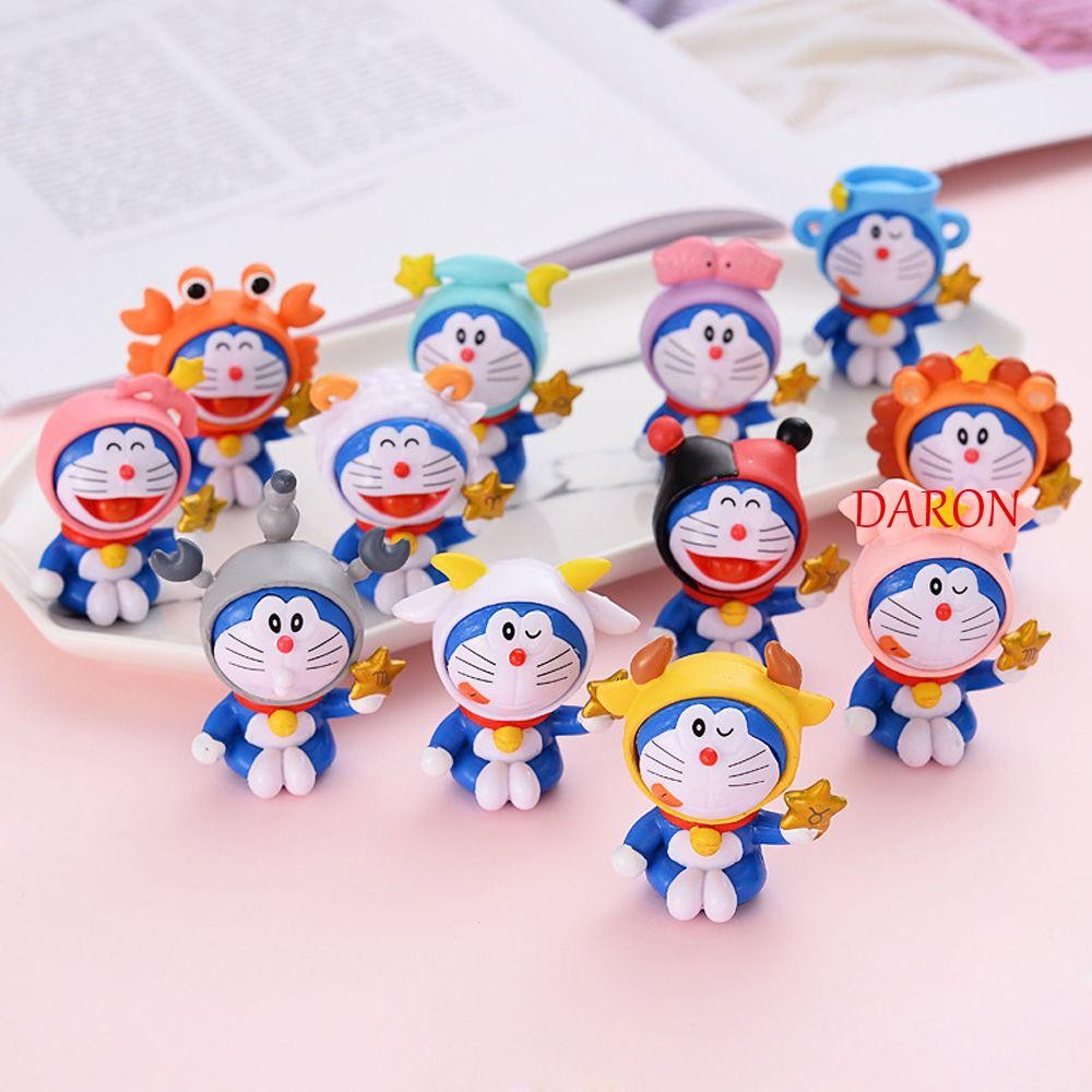 Daron Doraemon Action Figure เด็กของขวัญเดสก์ท็อปตกแต่งการ์ตูนโมเดลของ ...