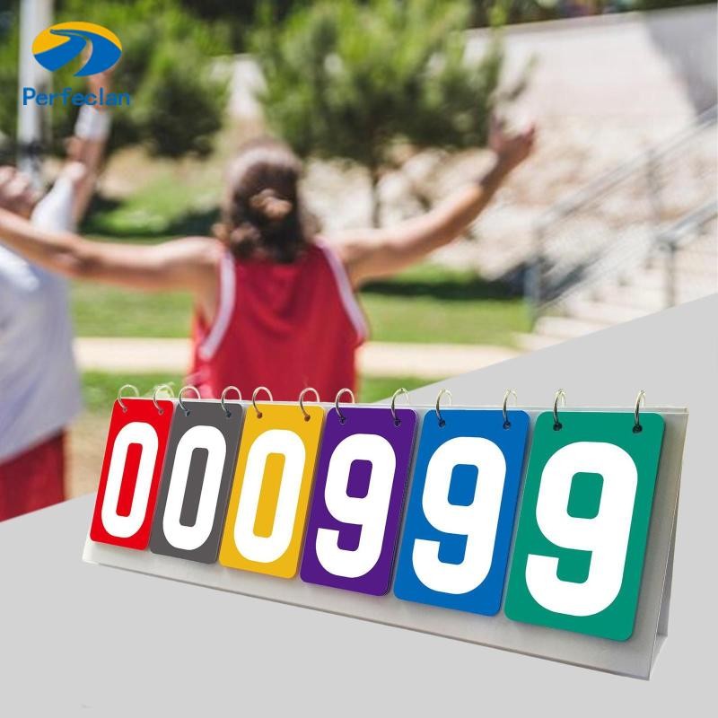 Perfeclan Scoreboard Score Keeper แบบพกพา Score Flip Cards Flip ...