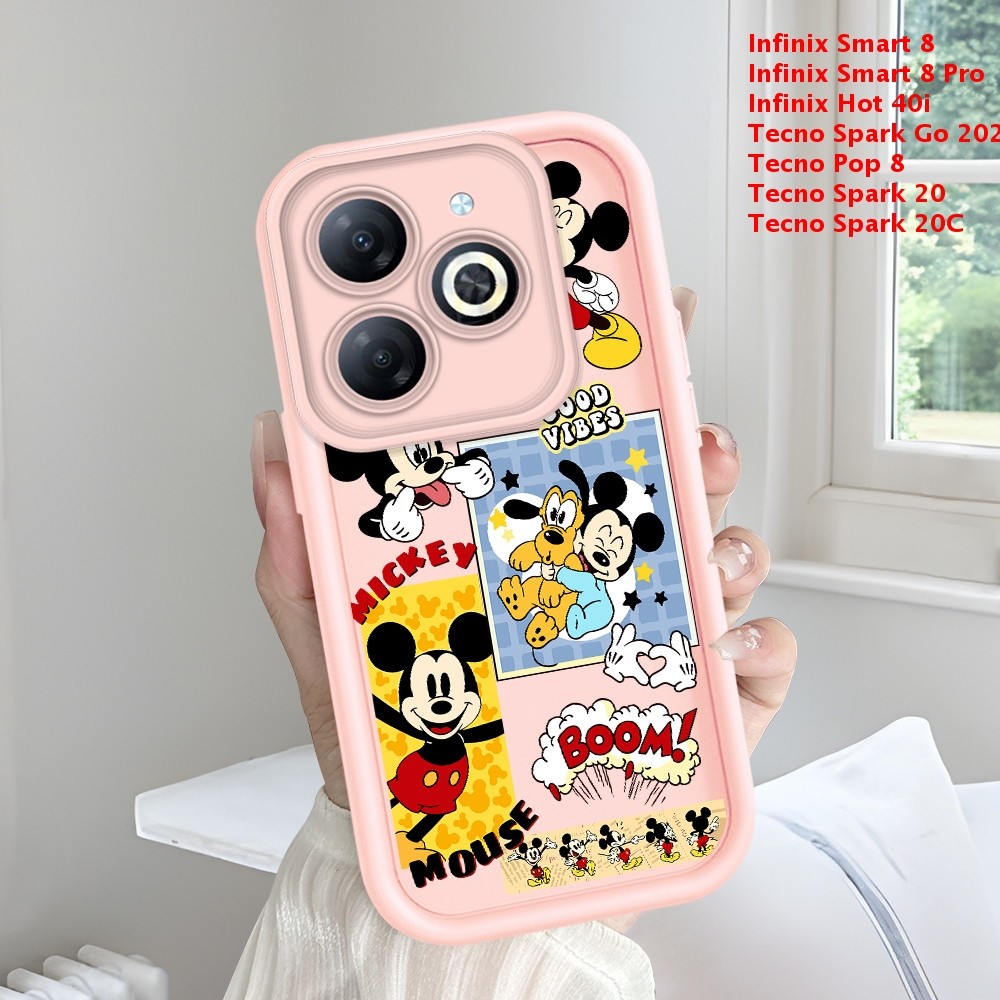 Infinix Smart 8 Hot 40i Tecno Spark 20 20C Pop Pro Go HD Plus 2024 เคส ...