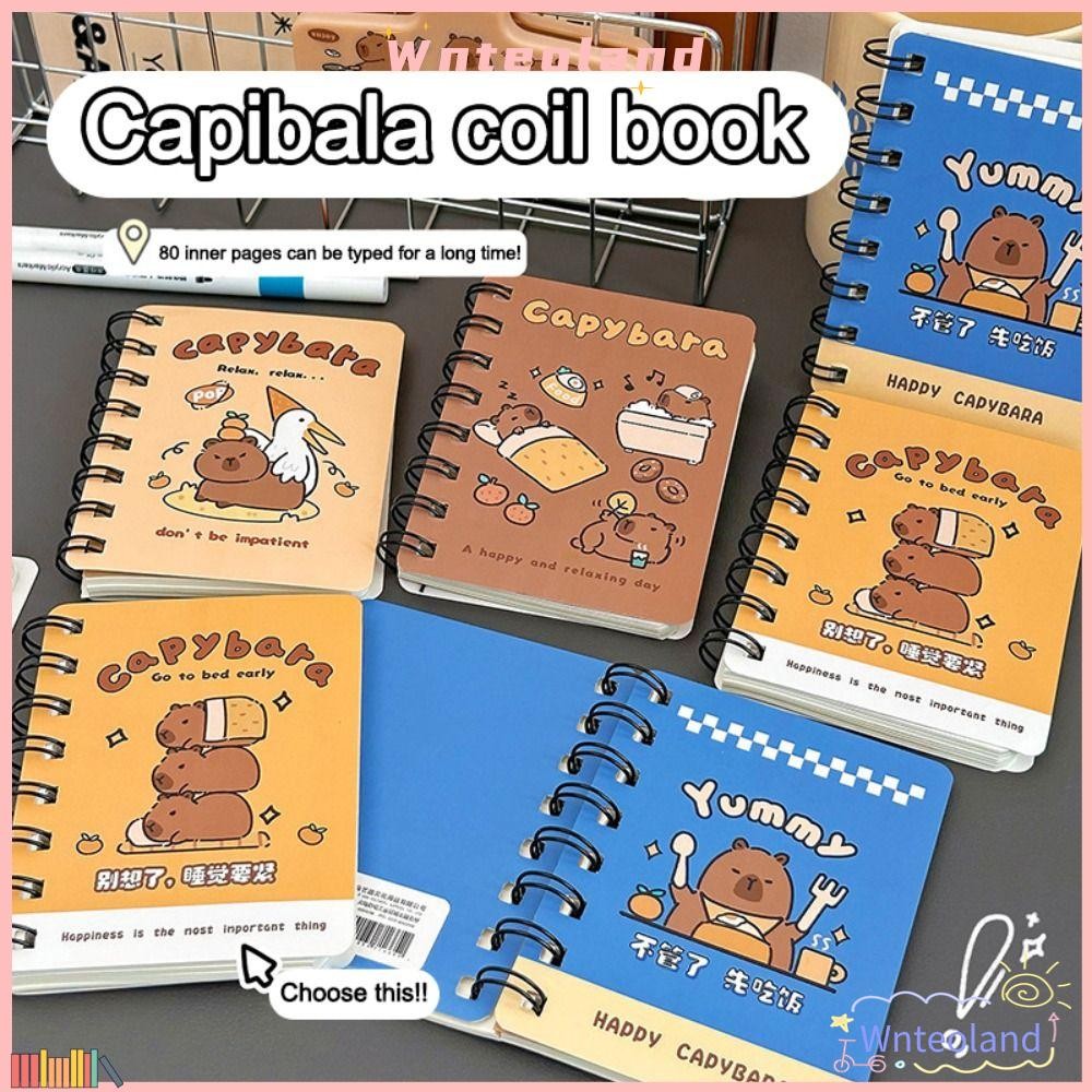 Wnteoland Pocket Notepad, อุปกรณ์การเรียนการ์ตูนโน๊ตบุ๊คขนาดเล็ก, A7 ...