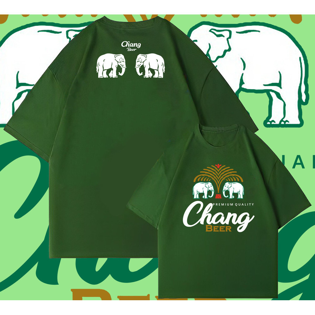 Thailand Chang Beer Bottle Label เบียร์ ช้าง Essential T-Shirt ...