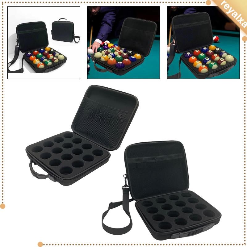 [Reyalxa] Pool Ball Case แบบพกพา สำหรับ Travel Tournaments ถุงบรรจุ ...