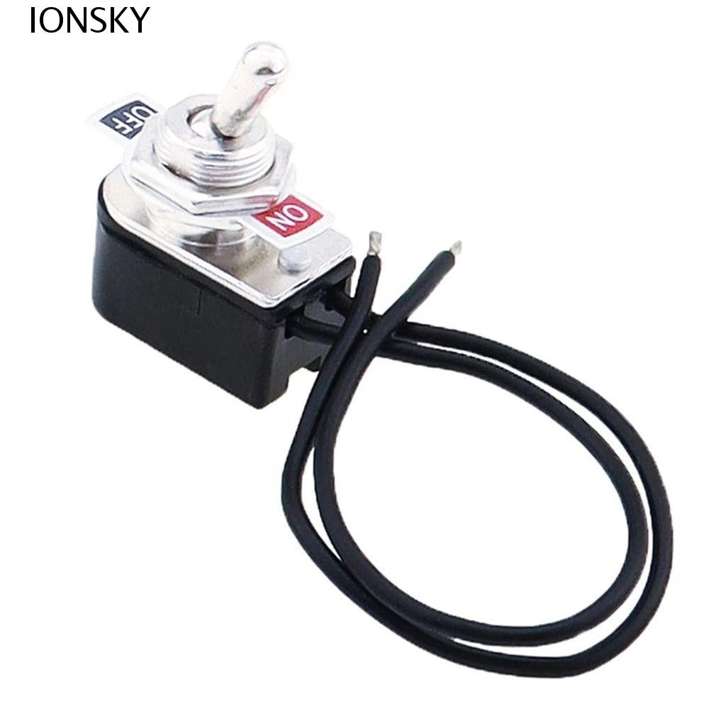 Ionsky Toggle Switch AC 250V 6A ทนทาน KNS-1 SPST อุปกรณ์ไฟฟ้า สวิตช์เปิด/ปิดอุปกรณ์ไฟฟ้ามาตรฐาน ...