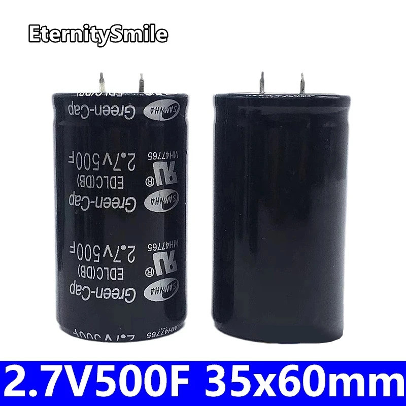 500F Farad Capacitor 2.7V 500F 30*60 มม.Super Capacitor Through Hole ...