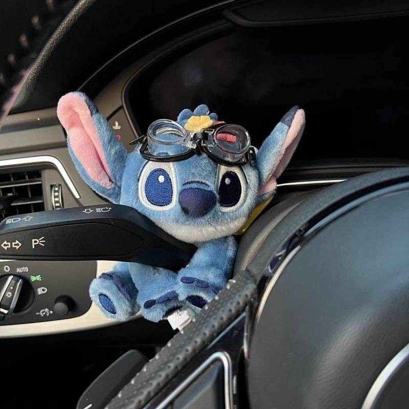 Cartoon Cute Stitch Doll Car Ins Stitch Car Decoration Car Pocket ...