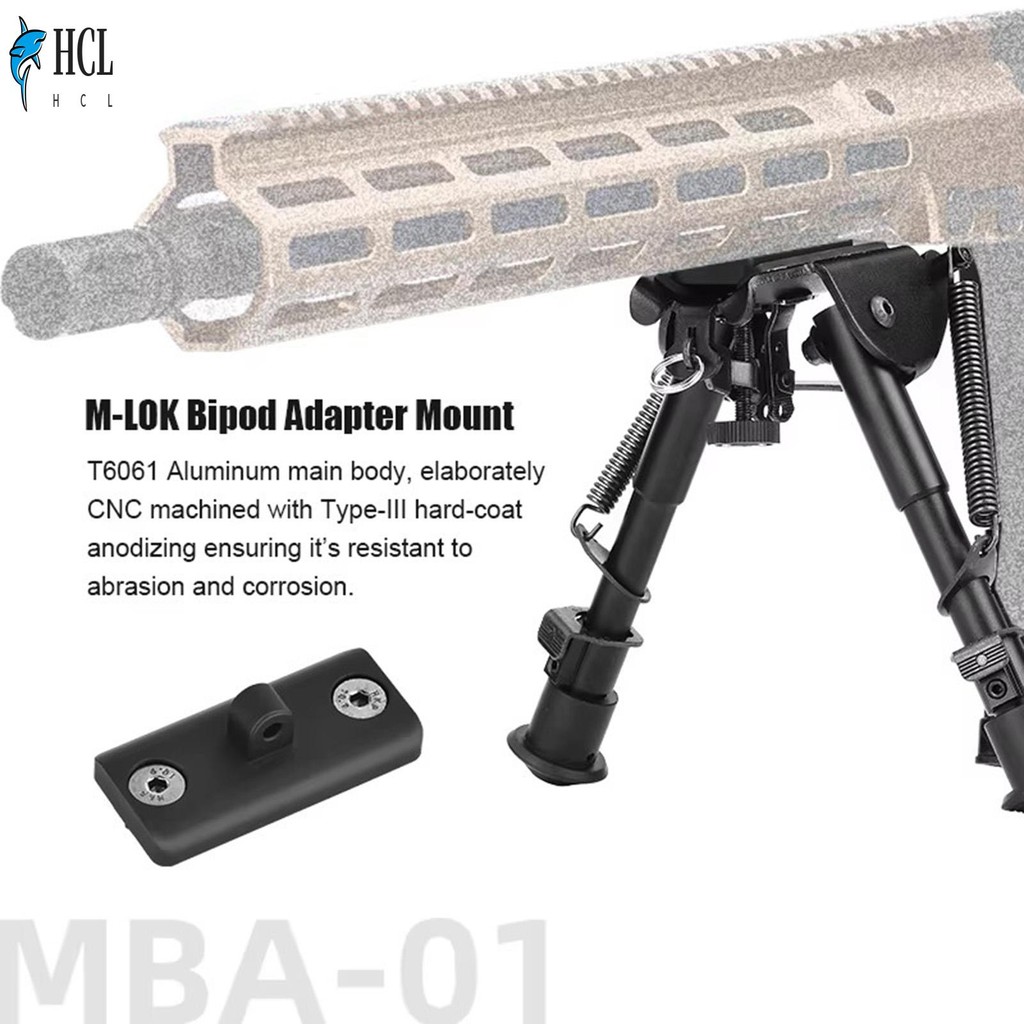 Bipod ปรับได้สําหรับ Picatinny Rail น้ําหนักเบา Bipod พร้อมอะแดปเตอร์ ...