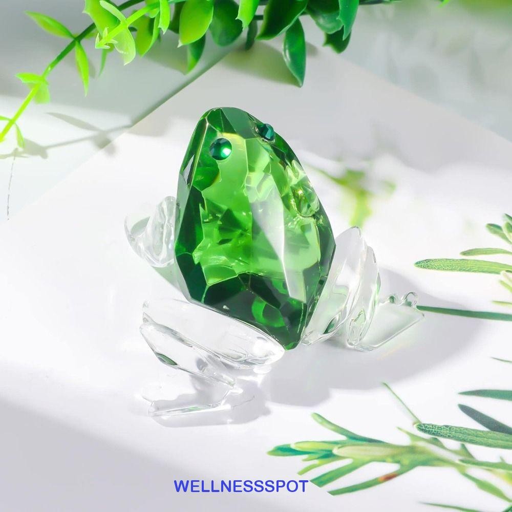 Wellnessspot คริสตัลกบ Figurines, โปร่งใสหัตถกรรมกบแก้วรูปปั้นศิลปะ, กบรุ่นหัตถกรรม Nordic กบ ...
