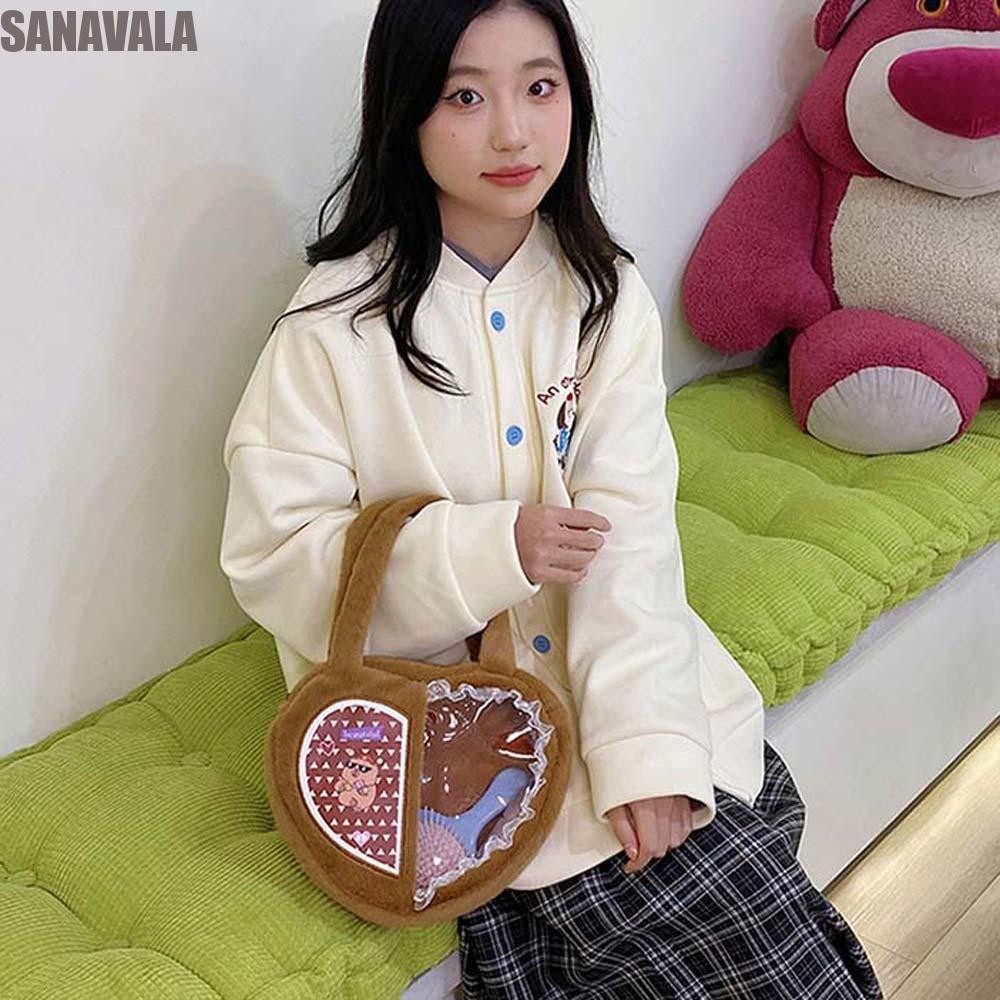 Sanavala Hatsune Miku กระเป๋าถือ,น้ําหนักเบาลูกไม้ Labubu กระเป๋าสะพาย ...