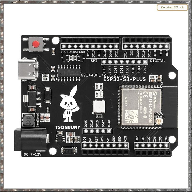 [LHY] Esp32 S3 PLUS บอร์ดพัฒนาสําหรับ IDE/MicroPython โปรแกรมชุดหุ่นยนต์อัจฉริยะส่วนประกอบ ...