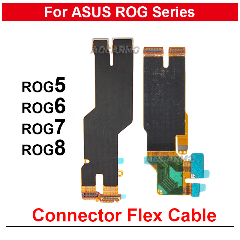 1 ชิ้นกล้องด้านหลังการเชื่อมต่อ Flex Cable Repair สําหรับ ASUS ROG โทรศัพท์ 5 6 7 8 Rog5 ROG6 ...