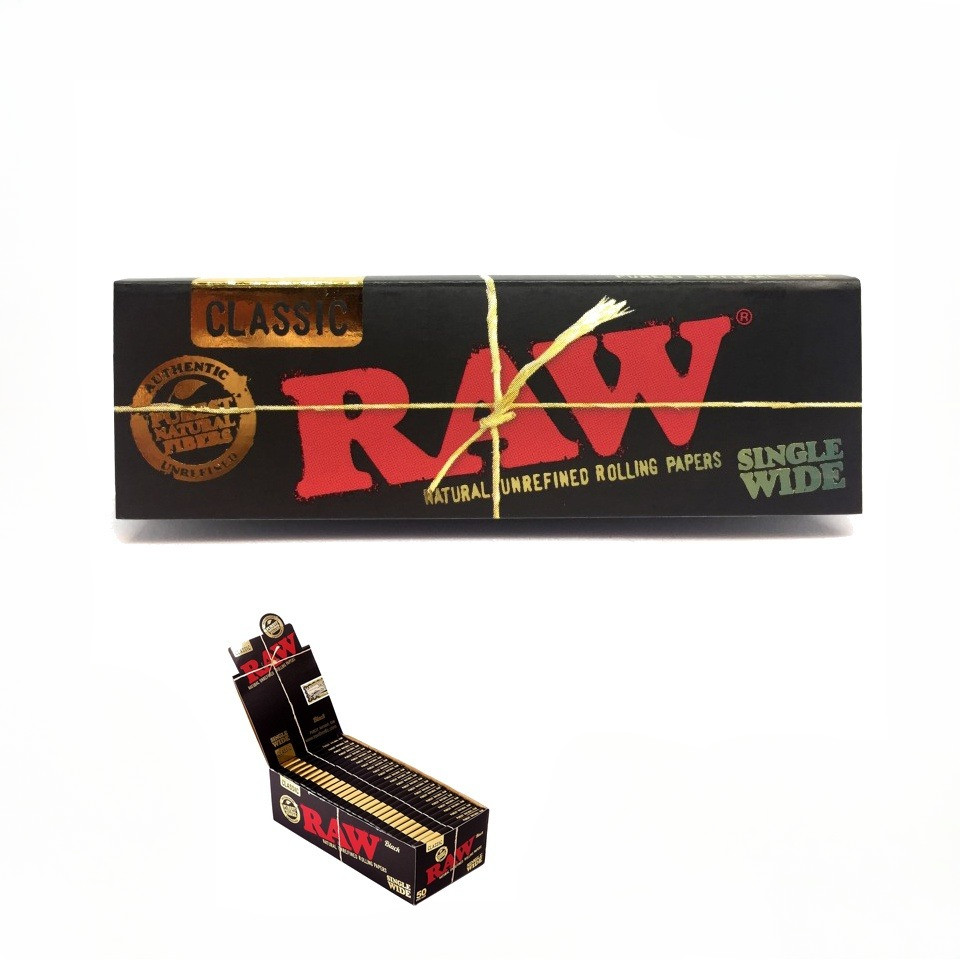 dee Raw Black Single Wide 70mm. Raw ขนาดเล็ก บางกว่าตัว Classic Raw ...