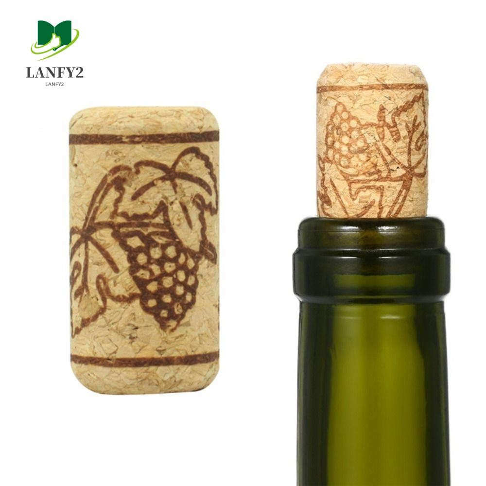 Alanfy 10 ชิ้นไม้ไวน์ Corks Stopper, Reusable วัสดุความหนาแน่นสูงขวด ...