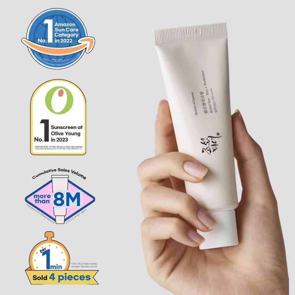 ความงามของ joseon Relief Sun Rice Probiotics SPF50 PA 50ml Beauty of ...