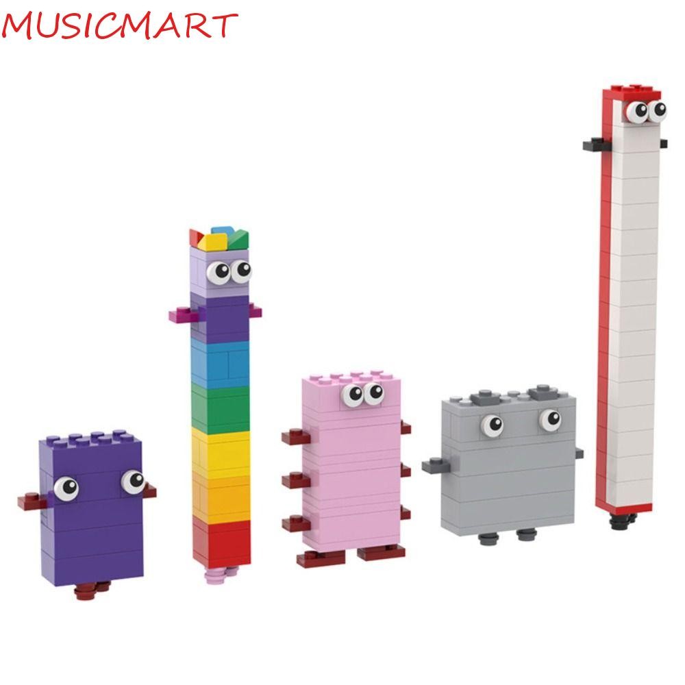 Musicmart Number Building Blocks Set, Digital Transforms 1-10 Math ...