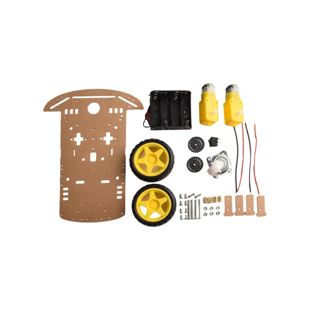 Whoops~2wd Smart Robot Car Chassis Kit w/ Speed Encoder กล่องแบตเตอรี่ ...