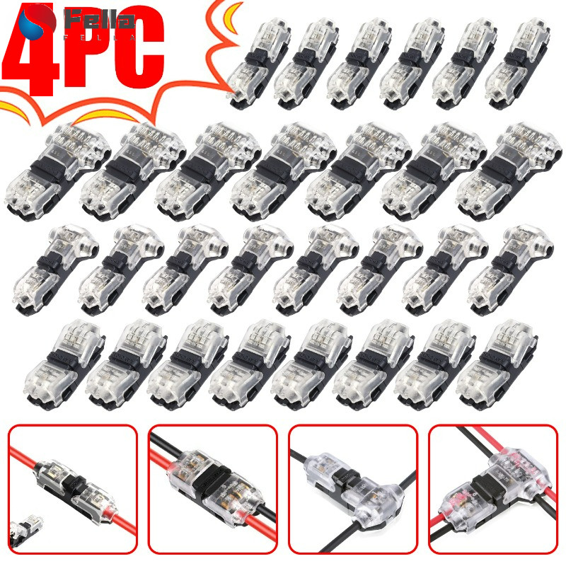 2pin LED เครื่องเสียงรถยนต์ Universal Compact Wire Connector - Quick ...