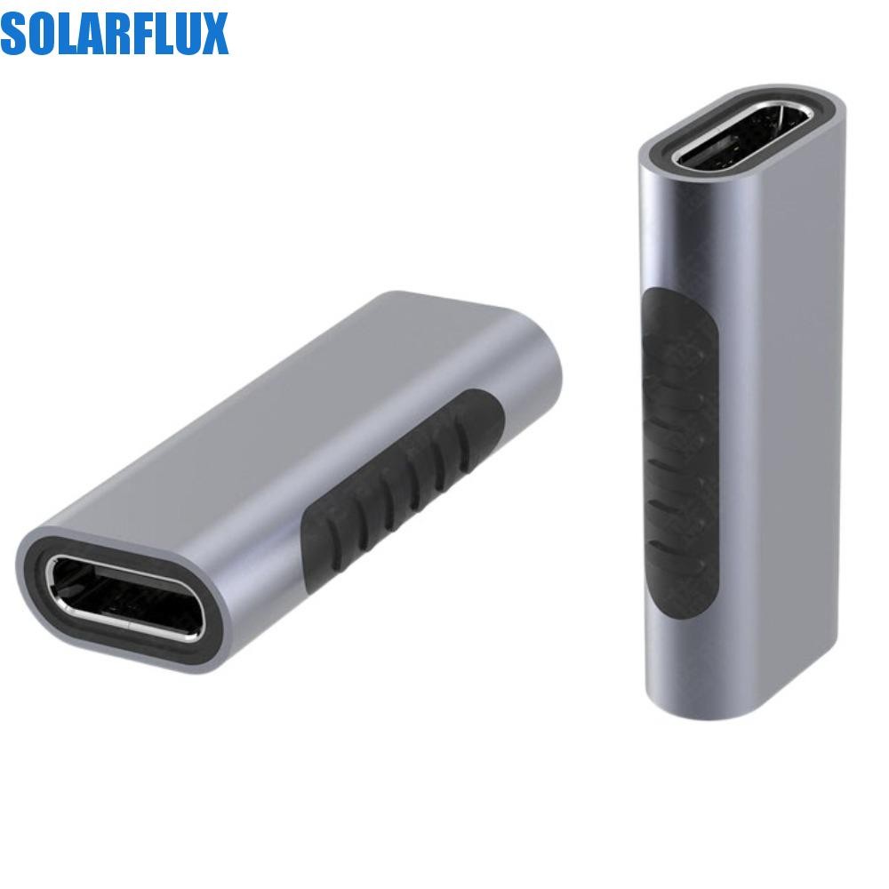 Solarflux อะแดปเตอร์ USB C Coupler, หญิง USB-C Coupler USB Coupler Type-C Converter, แบบพกพา ...