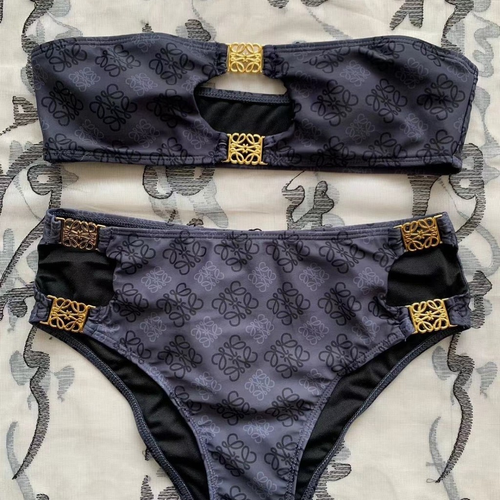 บิกินี่แฟชั่น Tube Top Halter ดีไซน์สามจุดจาก LOEWE | Shopee Thailand