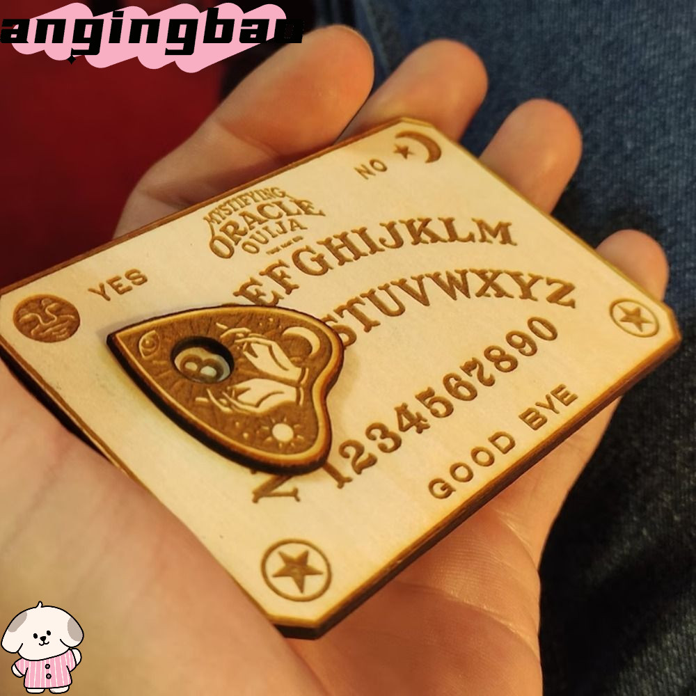 Angingbao Ouija Board ของขวัญแฟนตาซีไม้ Planchette คลาสสิก Ouija Pendulum Board Kit | Shopee ...