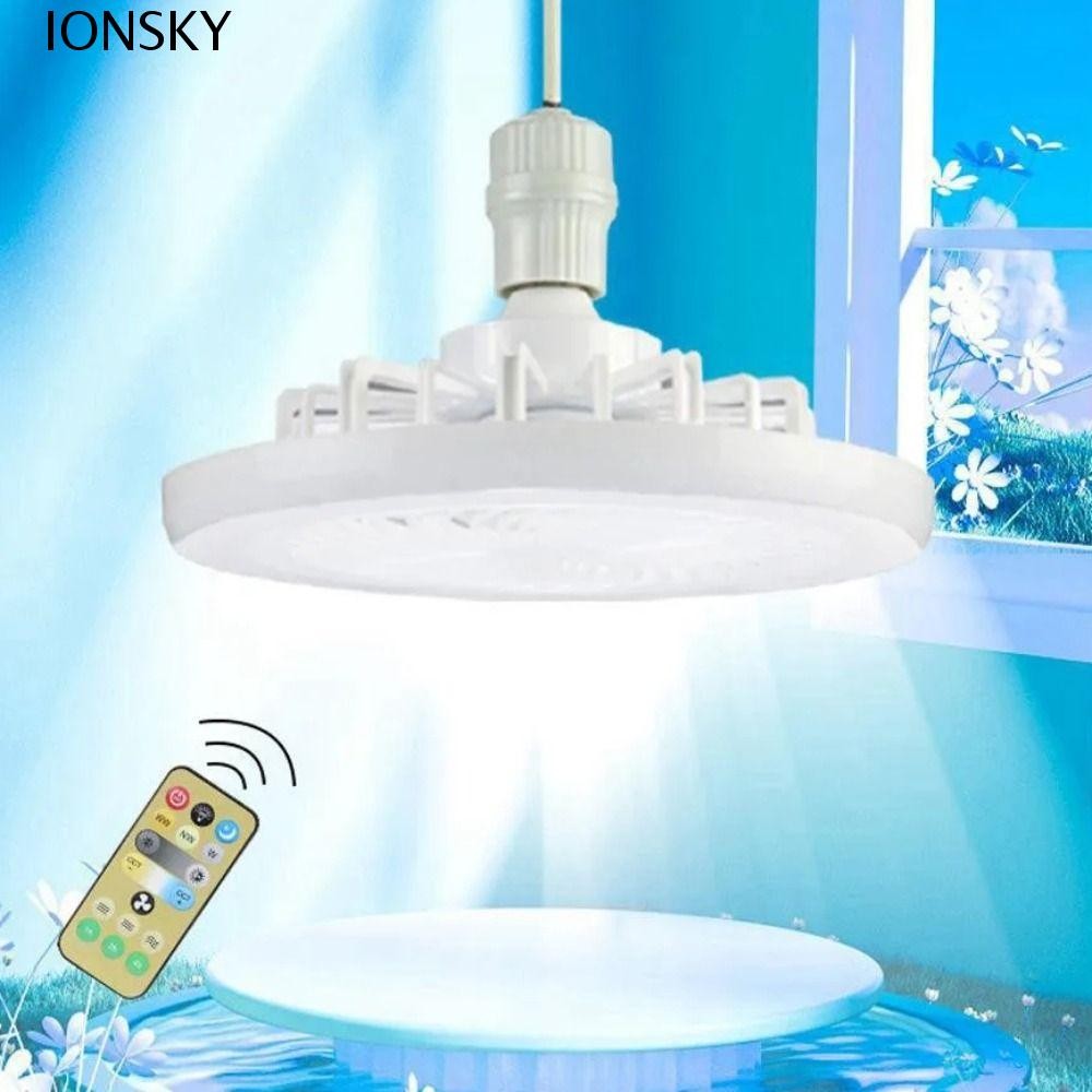 ไฟพัดลม LED IONSKY, ลูกปัดโคมไฟ LED สามโหมด 2-in-1, พลังงานที่มีประสิทธิภาพเงียบสมาร์ทโมเดิร์น ...