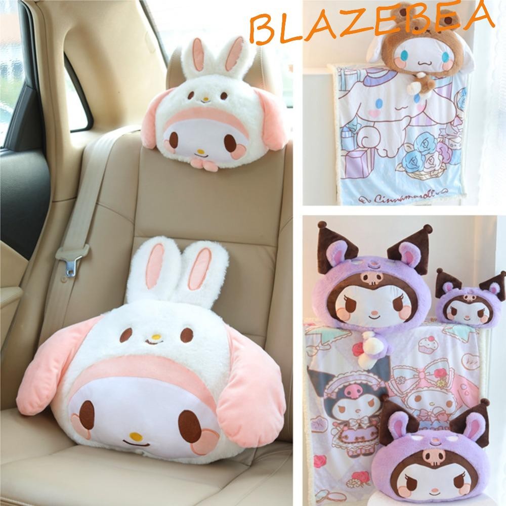Blazebea Kuromi Plush Car หมอน, Kuromi สบาย Kuromi เบาะรถ,ยัดไส้โยนหมอนการ์ตูน Soft Kawaii ...
