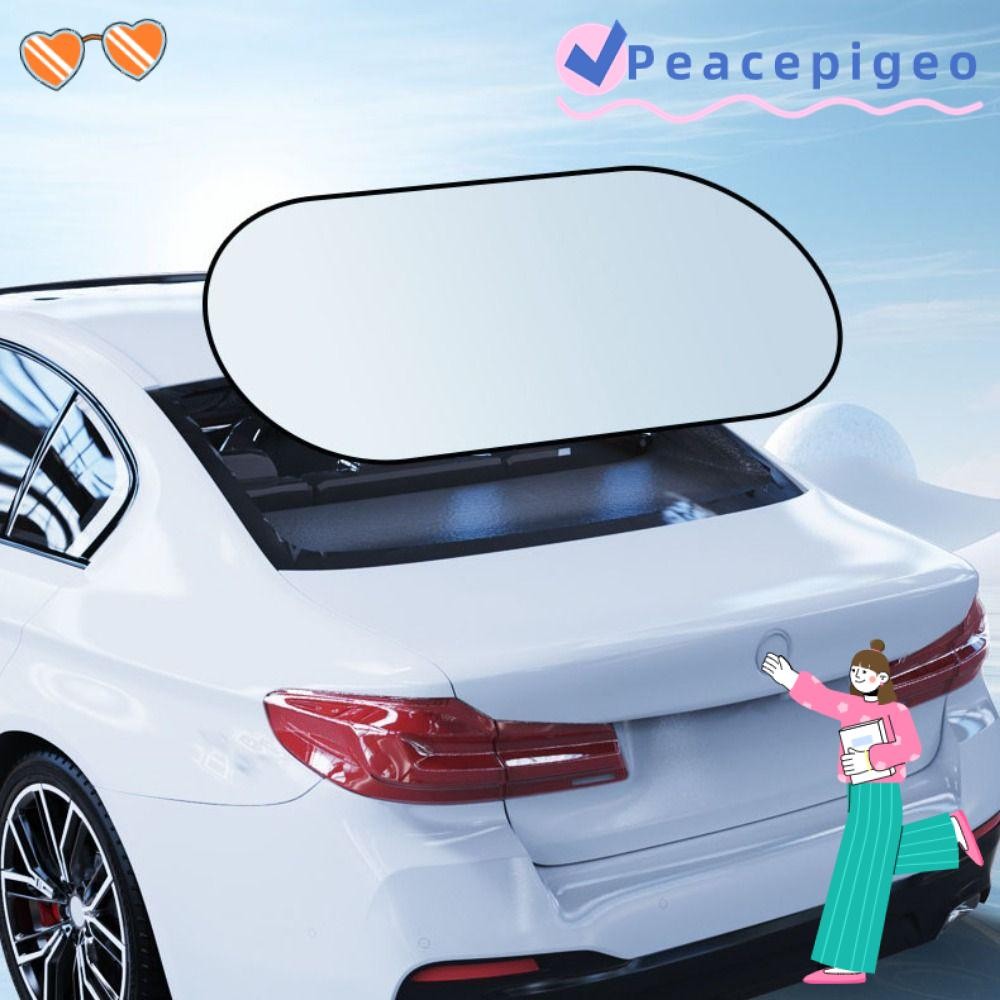 PEACEPIGEO ม่านบังแดด, ฉนวนกันความร้อน UV Reflection ม่านบังแดดหน้าต่างด้านหลัง, พับ UV-Anti ...