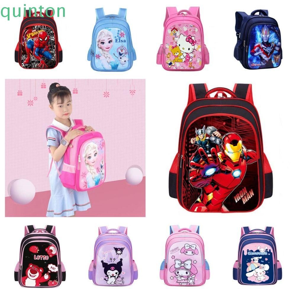 Quinton การ์ตูน KT Cat กระเป๋าเป้สะพายหลัง,ไนลอน Elsa เด็กโรงเรียน ...