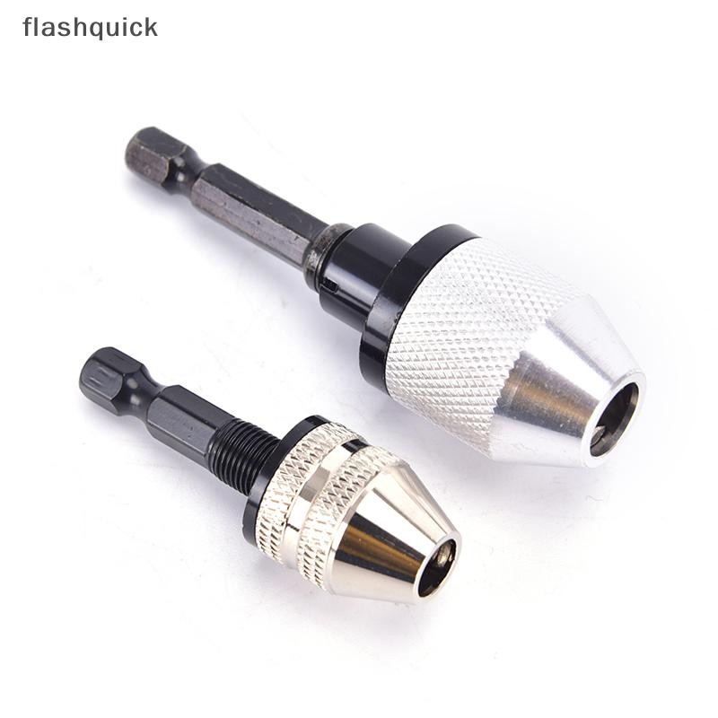 Flashquick 1/4 "Hex Shank Keyless เจาะ Chuck เปลี่ยนอย่างรวดเร็ว Bit ...