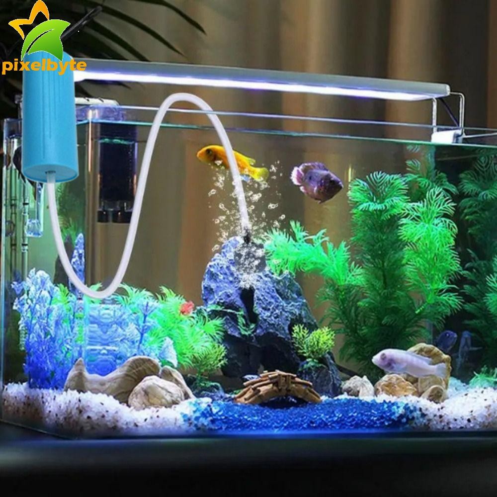 Pixelbyte ปั๊มออกซิเจน USB, 5 V/1 W พลาสติก Mini Aerator ปั๊ม, Air Compressor Mute ประหยัด ...