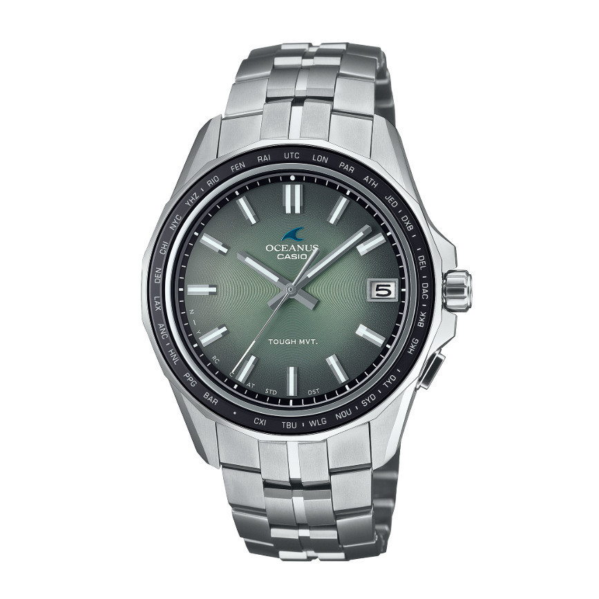 นาฬิกา JDM JUNE★Casio Oceanus Titanium Eco-Drive Radio Wave นาฬิกาอะนา ...