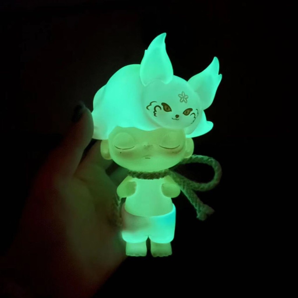 [ของขวัญปีใหม่] Dimoo Fairy Fox Fire Fox Fairy Fox พร้อมคุณภาพสูงเรือง ...