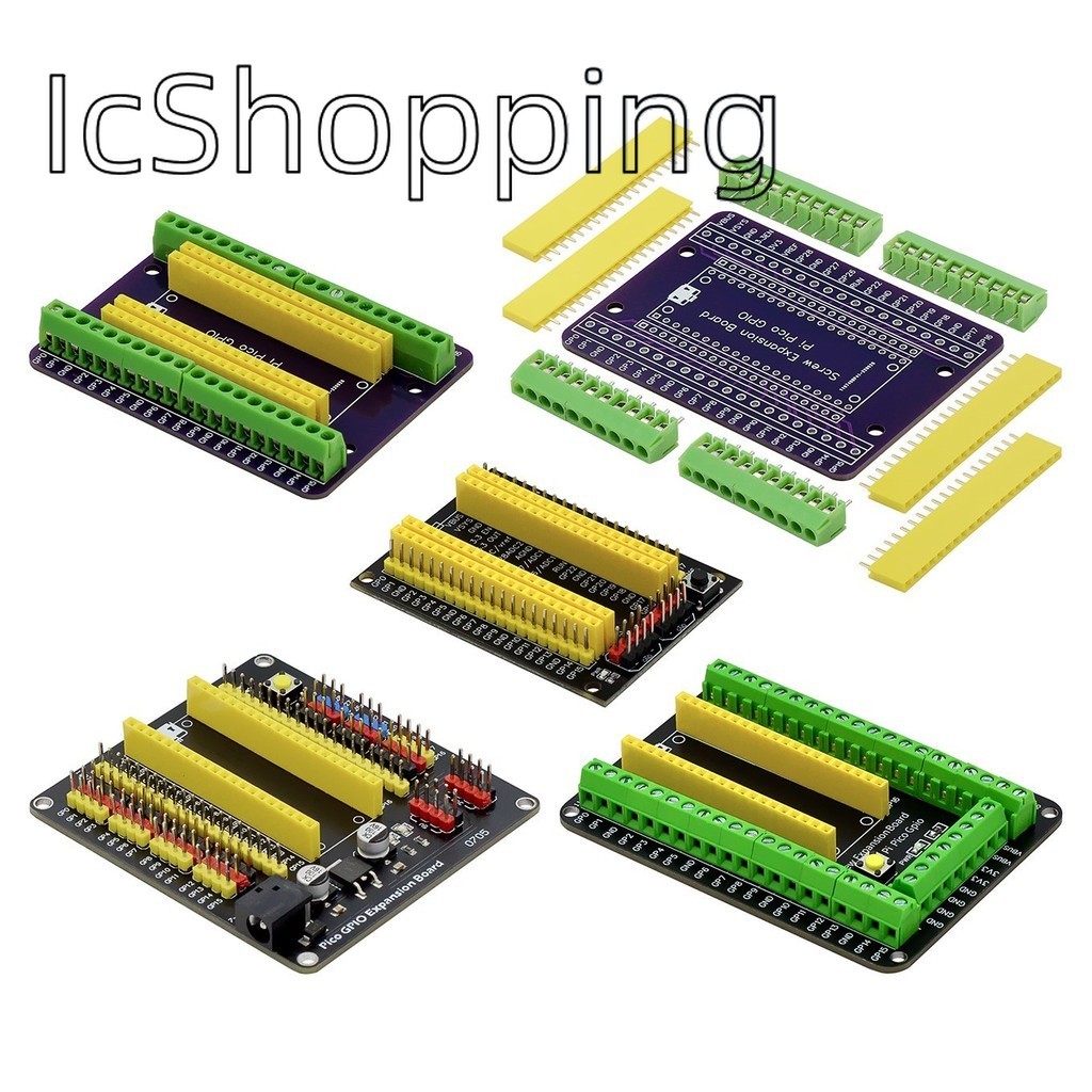 Raspberry Pi Pico บอร์ดขยาย GPIO Breakout Extension Adapter Onboard ...