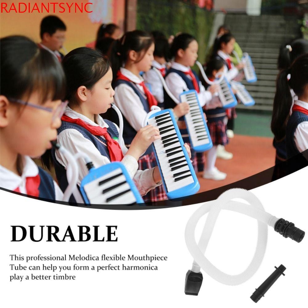 Radiantsync Melodica ยืดหยุ่นหลอด, ABS เปลี่ยน Melodica หลอดปาก, เครื่องดนตรีเรซิ่นสกุลเงินความ ...