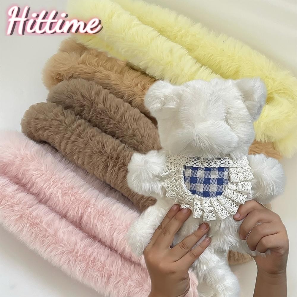 Hittime 40 มม.หนาแน่นพิเศษกระต่ายผมบิด Stick DIY วัสดุแพคเกจหนา Plush Strip โฮมเมดตุ๊กตาขนาดเล็ก ...