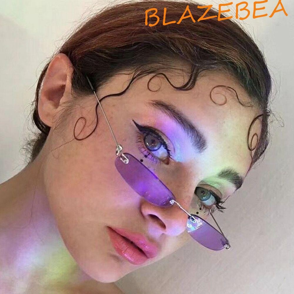 Blazebea Anti-UV แว่นตากันแดด Retro แว่นตากันแดดของขวัญโลหะอะนิเมะ Disastrous Life Of Saiki ...