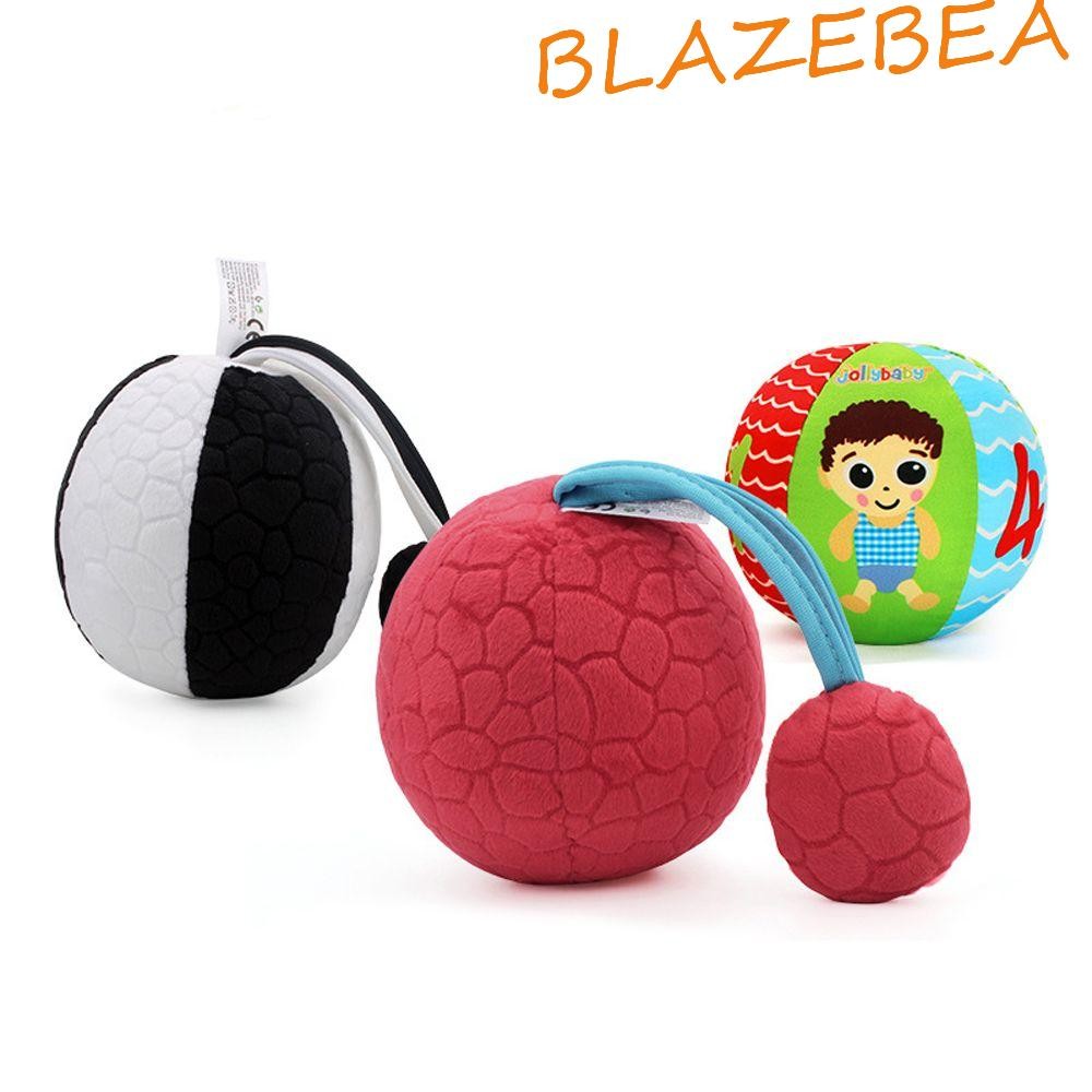 Blazebea Rattle ของเล่นทารก Vision การฝึกอบรมนุ่มตุ๊กตามือถือของเล่นไล่ลูกบอลสีแดงตุ๊กตา Plush ...