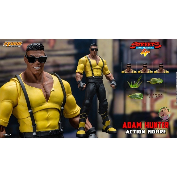 Storm Toys 1/12 Street of Rage 4 Adam Hunter Action Figure | Shopee ...