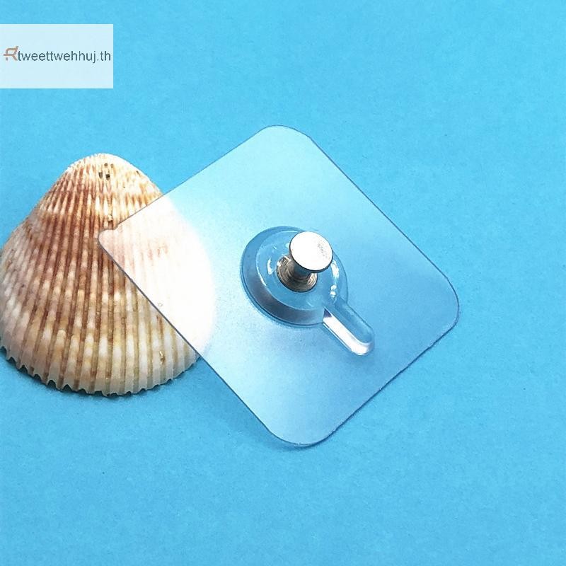 Tw 1 ชิ้น Self-Adhesive Hook Strong กาวเล็บ Hooks โปสเตอร์ไม่มีรอยต่อ ...
