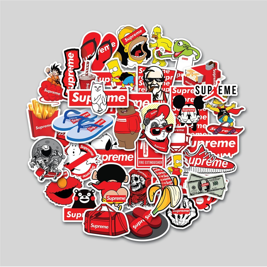 SUPREME STICKER PACK | สติ๊กเกอร์แล็ปท็อป TUMBLR | สติ๊กเกอร์ ...