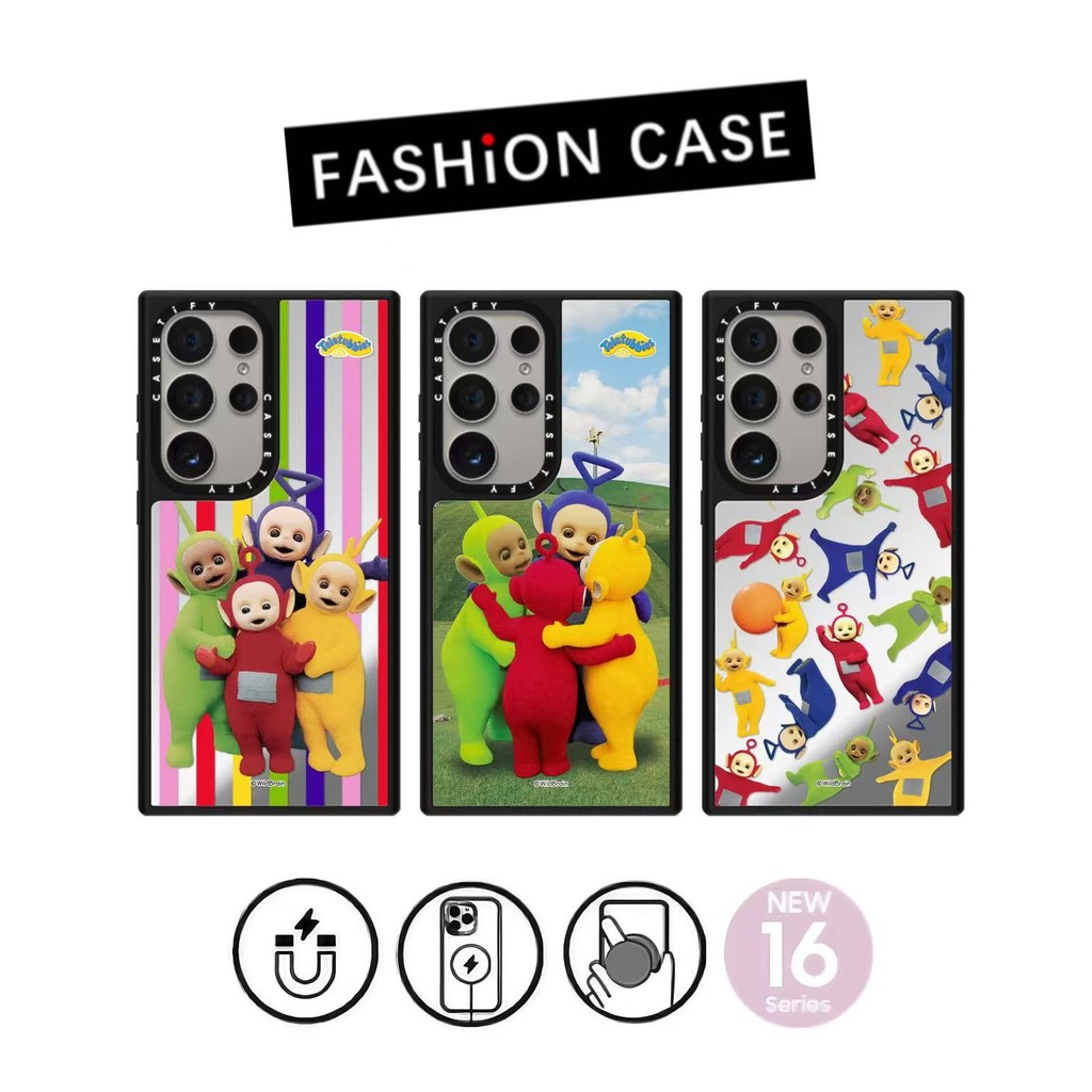 CASETi Teletubbies กระจกเคสโทรศัพท์แม่เหล็กสําหรับ Samsung Galaxy ...