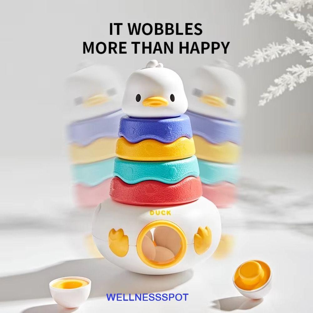 Wellnessspot Duck Tumbler ของเล่นซ้อน, Stackable Early Education Stack Shaped Sorting Game ...