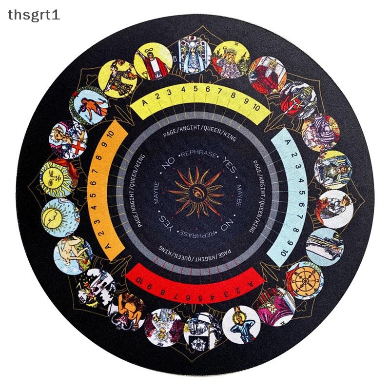 [thsgrt1] รอบลูกตุ้มทํานายผ้าปูโต๊ะไพ่ทาโรต์แผ่นการ์ดวิ่งแท่นบูชาตาราง ...