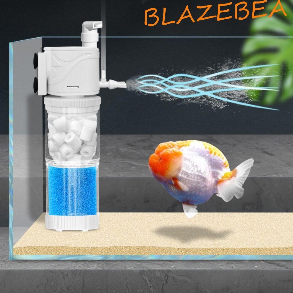 Blazebea Aquarium กรองปั๊ม, 8 W/15 W พลาสติกถังปลา Submersible Filter, Air Oxygen Aerator น้ํา ...