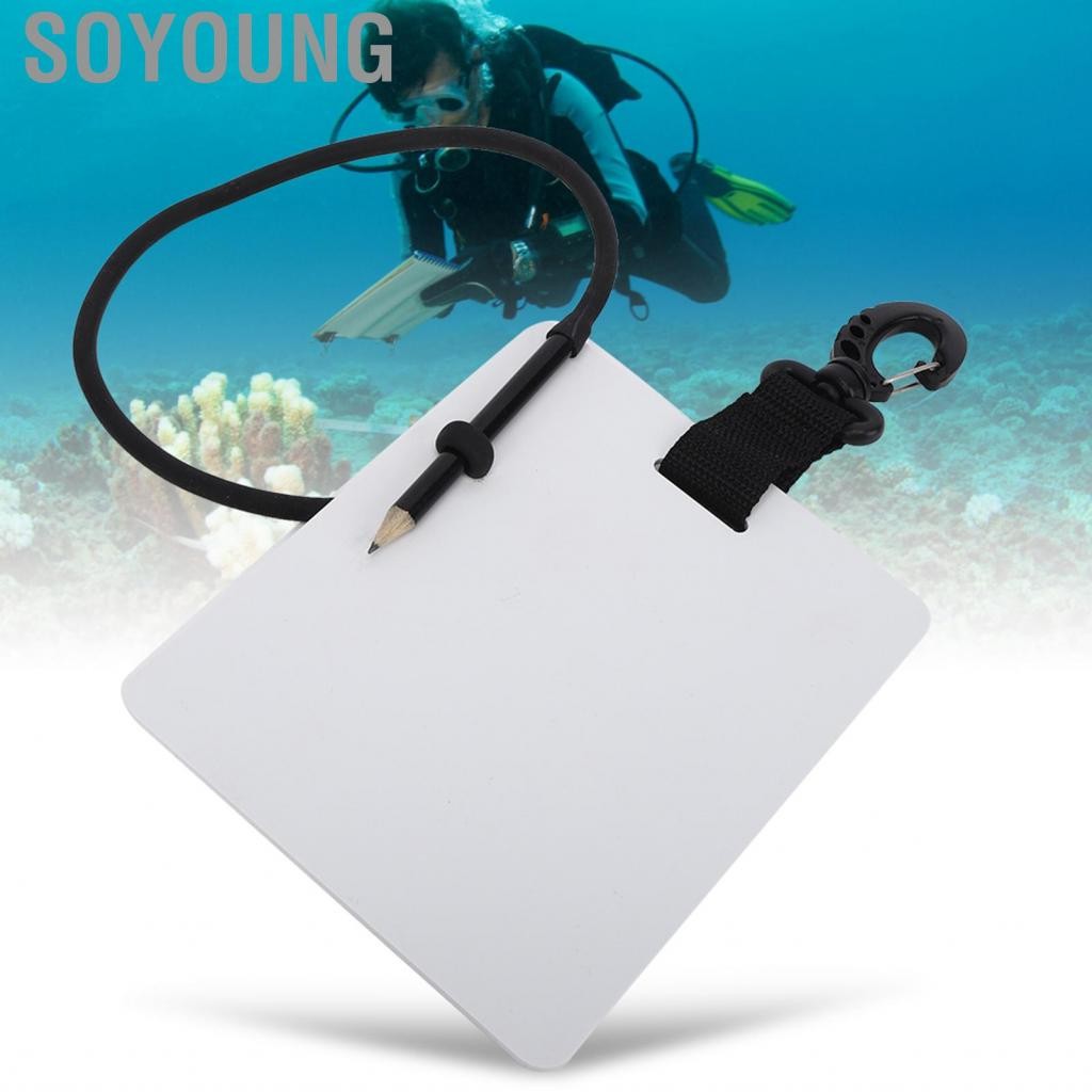 Soyoung การเขียนใต้น้ำ Slate พลาสติกลายมือแผ่นโน้ตบุ๊คเกียร์บอร์ดลอย ...