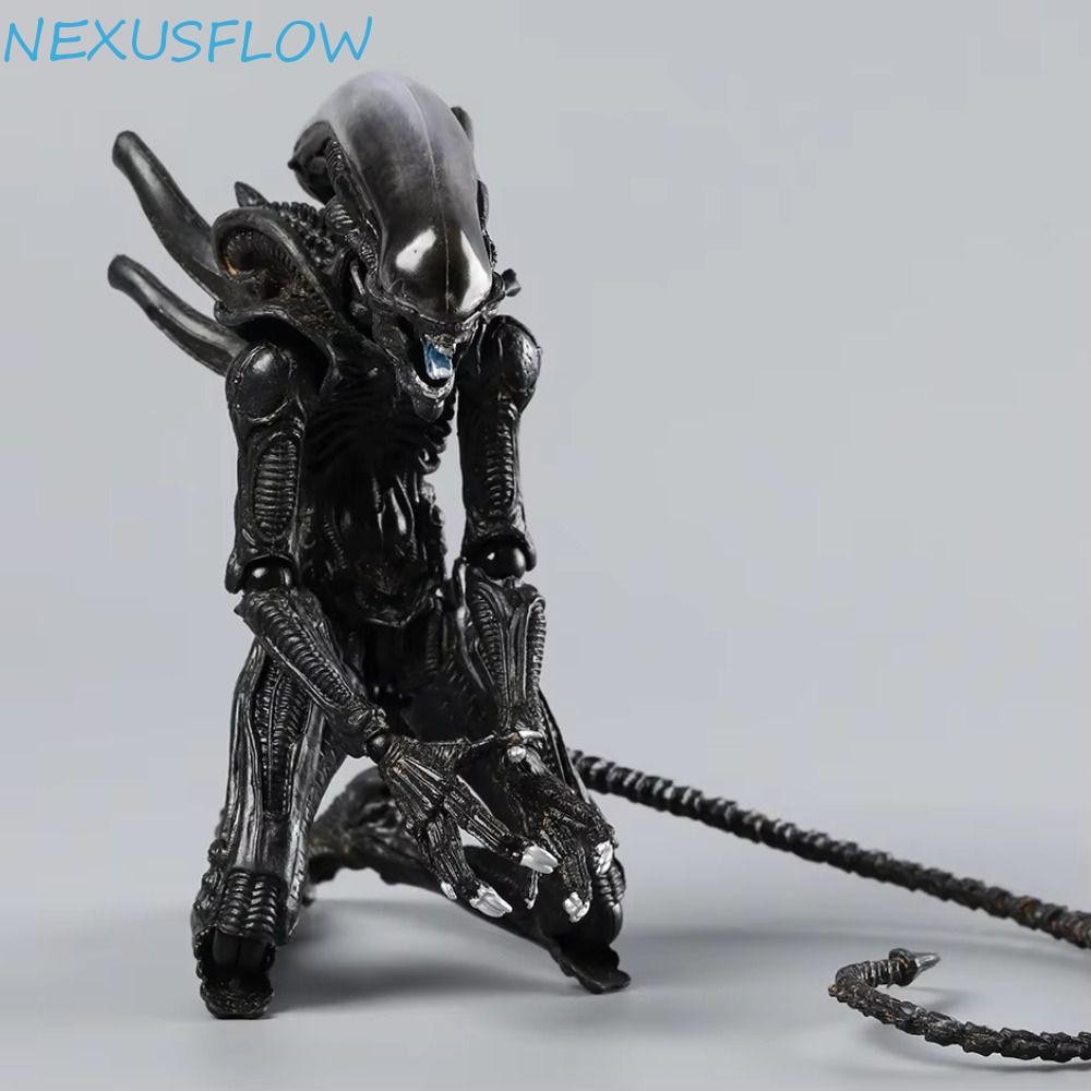 Nexusflow Alien Figure ของเล่น, PVC พร้อมขาตั้งจอแสดงผล Alien Action ...